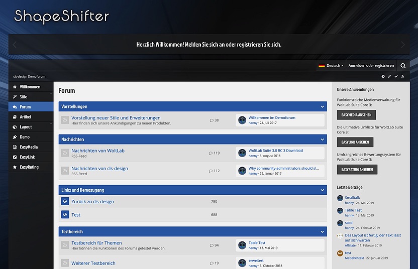 ShapeShifter - Stile - cls-design